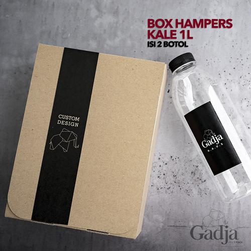 Jual Box Hampers Botol Kale 1 Liter isi 2 Botol - Terbuka semua sisi ...