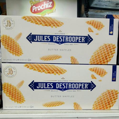 Jual jules destrooper. butter waffles. 100 gw. biskuit wafel mentega ...