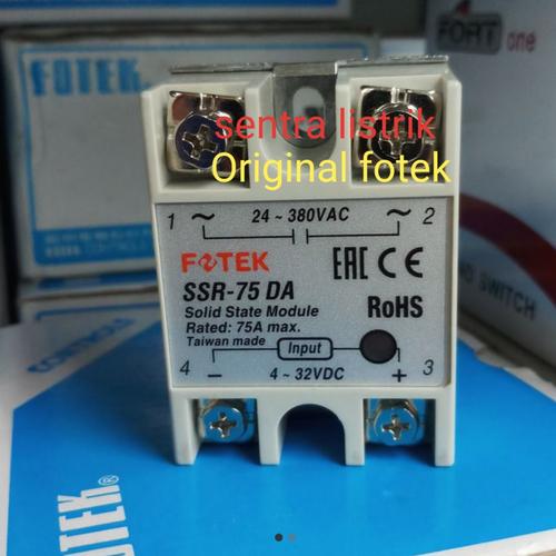 Jual ssr-75da fotek solid state relay ssr-75da - Jakarta Barat - sentra listrik | Tokopedia