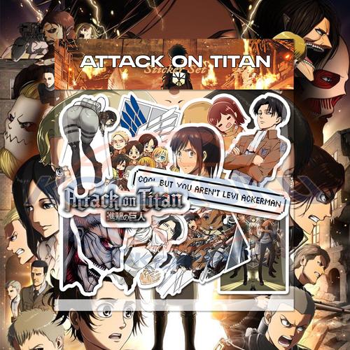Jual ATTACK ON TITAN STICKER SET STIKER AESTHETIC STIKER TUMBLR STIKER ...