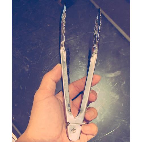 Jual Capitan Makanan STAINLESS STEEL TONGS Jepitan capit besi gorengan ...