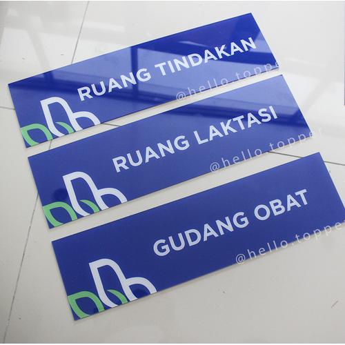 Jual Custom Sign Label Pintu | Sign Akrilik | Papan Akrilik Label ...