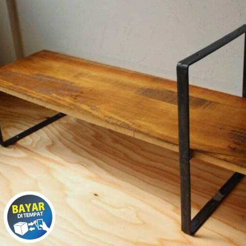 Jual Rak Dinding Ambalan Besi Serbaguna Strip 3 Ambalan Papan 25cm ...