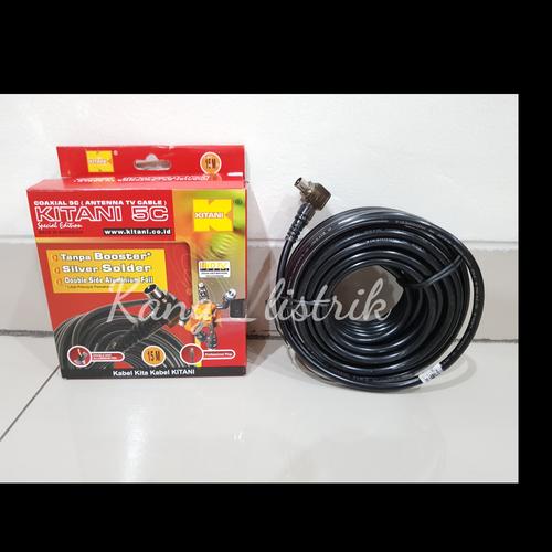 Jual Kabel Antena TV Kitani 5C + jack 15 Meter - Kab. Karawang - Kang_Listrik | Tokopedia