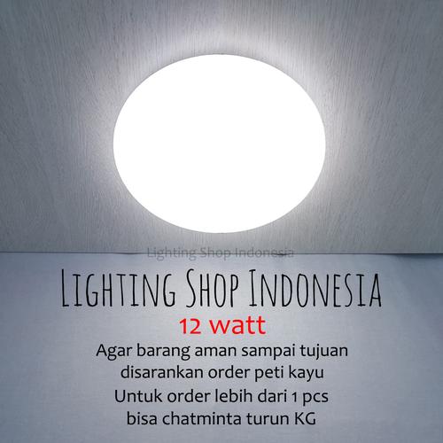 Jual Lampu Plafon led Ceiling lamp Bulat putih white 12w 18w 24w - 18 Watt, 1pcs lampu - Jakarta ...