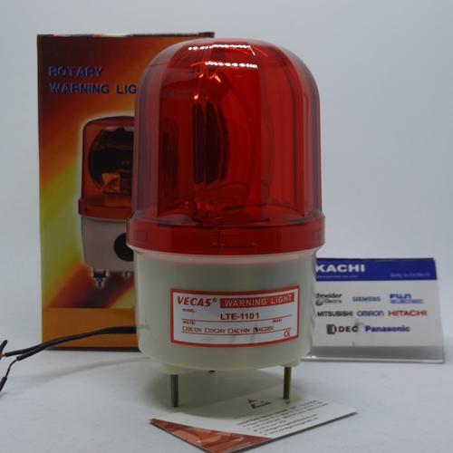 Jual LTE-1101 (220V), ROTARY WARNING LIGHT, VECAS - Merah, 220 VAC ...