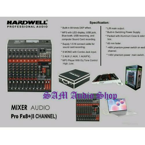 Jual Mixer Hardwell PRO FX 8+ Original - Jakarta Barat - SAM Audio 88 ...