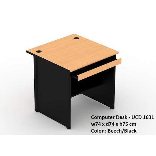 Jual meja komputer meja kantor UNO ukuran 74CM termasuk keyboard tray ...