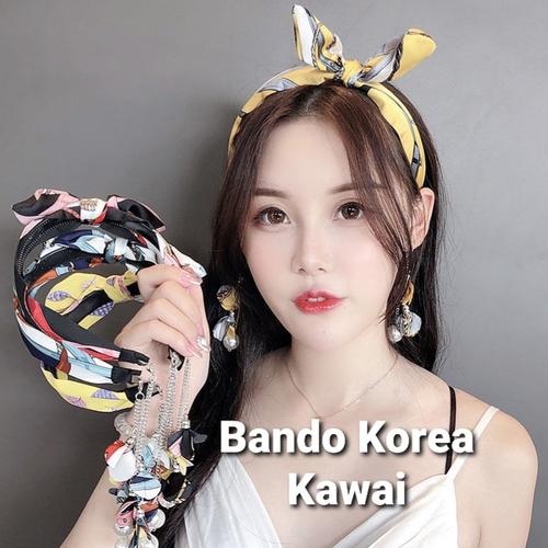 Jual BANDO KOREA KAWAII IMPORT / BANDANA AKSESORIS ANTING EARING WANITA ...