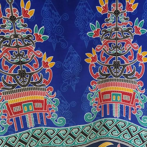 Jual Kain Batik Kalteng Satin Motif Batang Garing khas Dayak KBKS-03 ...