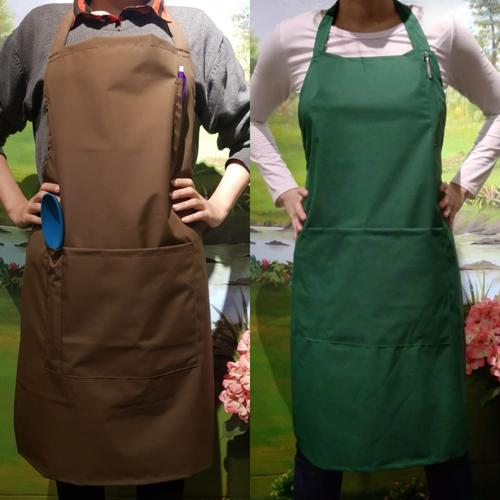 Jual celemek apron waterproof premium / apron warna / apron barista ...