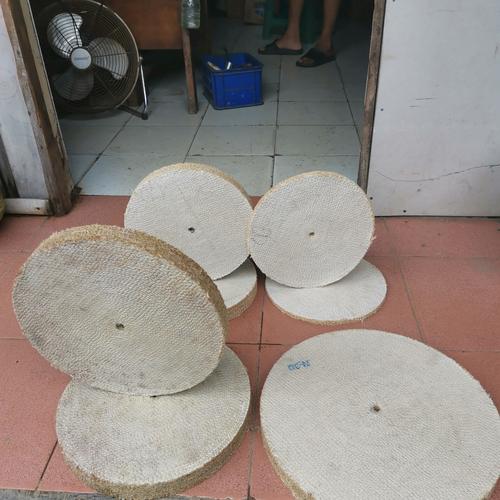 Jual Roda poles sisal 12 inch tebal 3 cm / kain serat nanas sissal ...