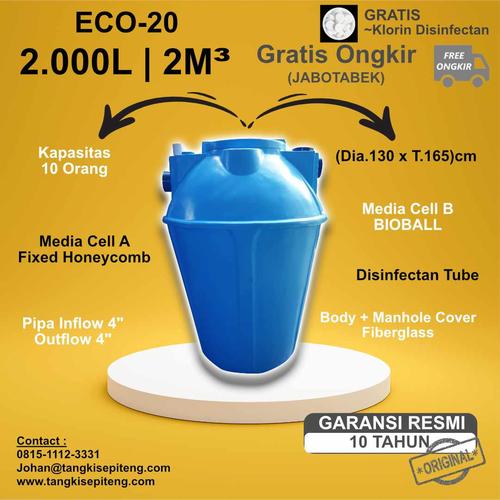 Jual 2000 Liter BIOFIL, BIO SEPTIC, SepticTank BIOTECH, BIOTANK ...