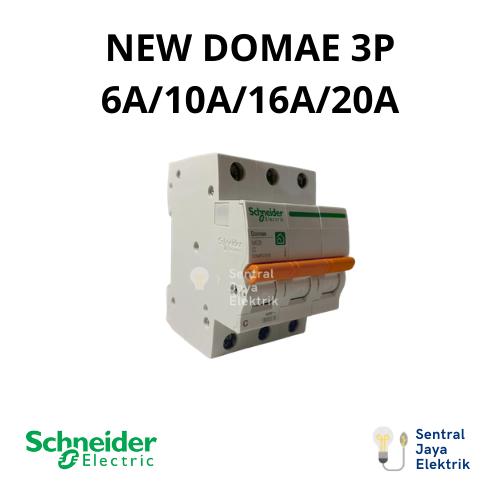 Jual SCHNEIDER ELECTRIC MCB NEW DOMAE 3PHASE 6A/10A/16A/20A (AMPERE) - 20A - Jakarta Pusat ...