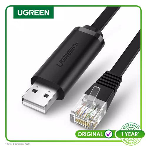 Jual Ugreen USB2.0 to RJ45 Console Cable 1.5m Black-50773 - Jakarta ...
