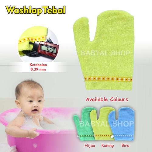 Jual Waslap Bayi Tebal Bentuk Jari dan Kotak Warna Polos - Kab. Klaten ...