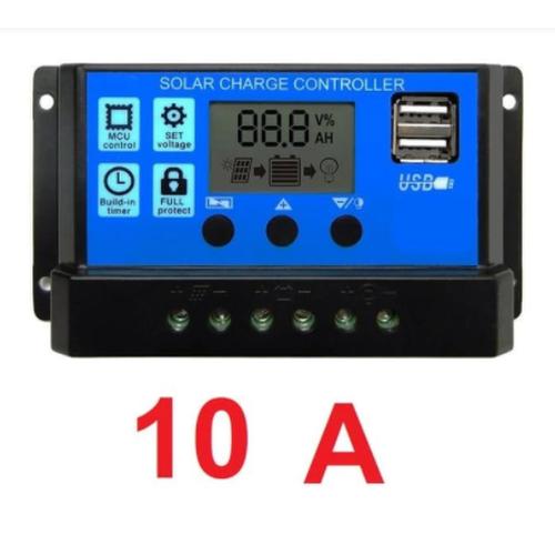Jual Solar Charge Controller SCC LCD LED Display Solar cell PWM 12V/24V 10A - Kab. Klaten ...