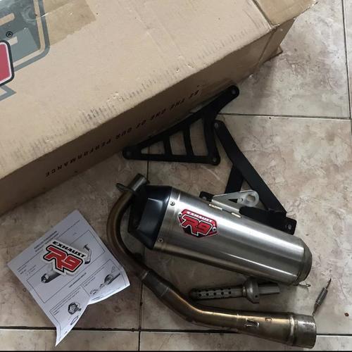 Jual Knalpot R9 New Alpha Series Chrome Original Modern Vespa Matic I ...