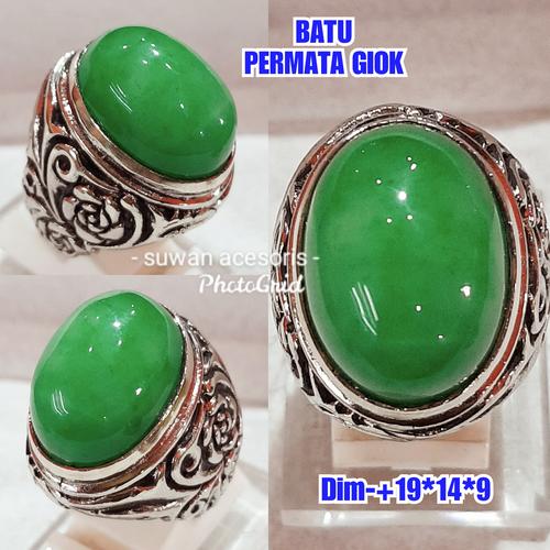 Jual BATU PERMATA GIOK CINCIN ASLI GIOK - Ring 5 - Kota Semarang ...