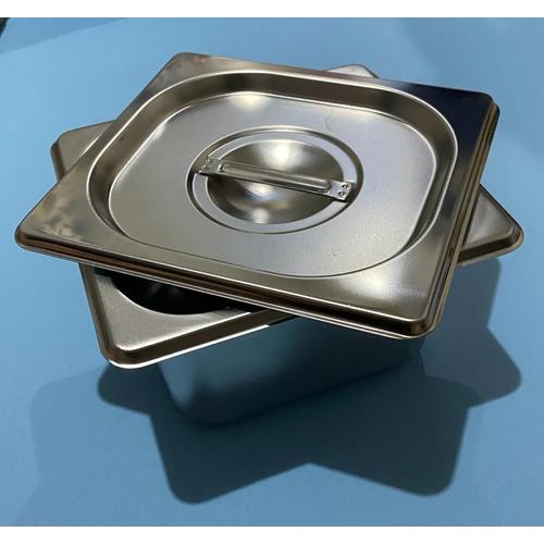 Jual Food pan 1/6 10 cm + tutup gastronom chafing sauce dish garnish ...