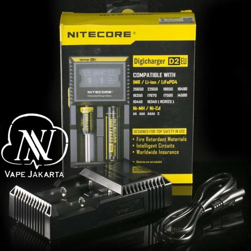 Jual Nitecore D2 Intelligent USB Charger Baterai 2 Slot - Authentic ...