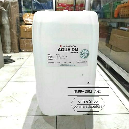 Jual Aquadest Brataco/ Aqua DM / Aquadest kualitas Bagus 20L - Kota ...