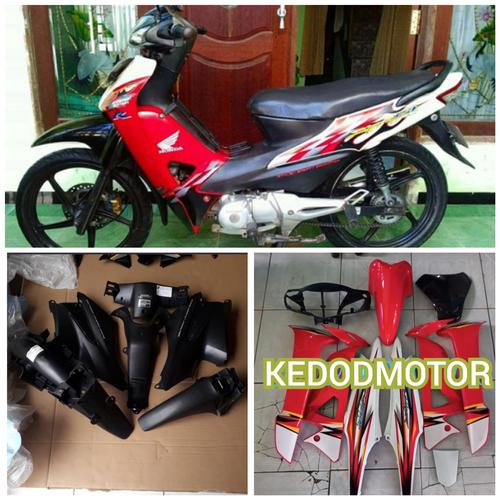 Jual Cover Full Set Body Kasar Halus Supra Fit New Putih Merah ...