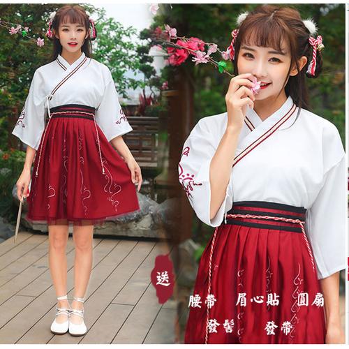 Jual kostum tradisional china hanfu model rok pendek simple style adat ...