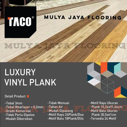 Jual Lantai Vinyl Taco TV 3008 Sand Malmo Per dus 3,34m2 tebal 3mm ...