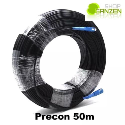 Jual Precon 1 Core 50 Meter Dropcore Kabel FO Fiber Optik Konektor SC UPC - SPECTRA 50M ...