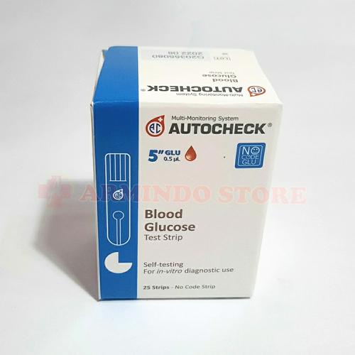 Jual Strip Autocheck Glucose | Strip Gula | Test Strip Autocheck - Kota ...