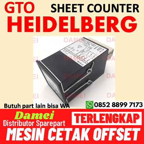 Jual SHEET COUNTER GTO 52 Heidelberg Spare Part Mesin Cetak Offset ...
