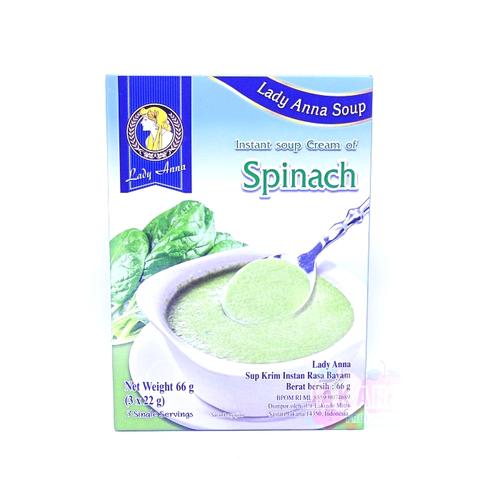 Jual (SUP KRIM INSTAN) LADY ANNA SOUP CREAM OF SPINACH 66G - Jakarta ...