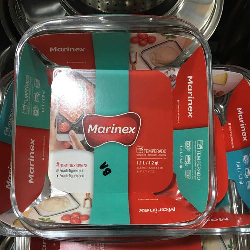 Jual [PROMO!] LOYANG PIRING KACA MARINEX 20CM PERSEGI 1.1 L PIREX ...