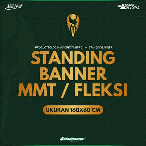 Jual (soldimPro) Standing banner / X-banner MMT /fleksi ukuran 160x60 ...