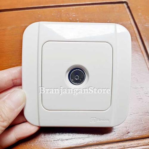 Jual Stop TV BROCO GALLEO Cream / Colokan TV - Kab. Malang - Luwes ...