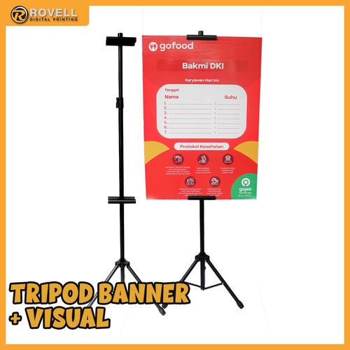Jual Tripod banner + Visual - 60x150cm - Kota Bandung - rovell digital ...