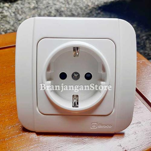 Jual Stop Kontak Tutup Inbound BROCO GALLEO Cream - Kab. Malang - Luwes ...
