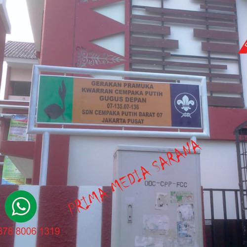Jual plang gugus Pramuka - Kota Bekasi - primamedia sarana | Tokopedia