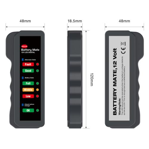 Jual Battery tester Alat Tes Aki Tester Baterai Digital 12V 6 LED ...