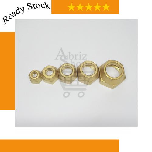 Jual Nut Nepel Mur Sambungan Pipa AC 3/4 5/8 1/2 3/8 1/4 nat kecil ...