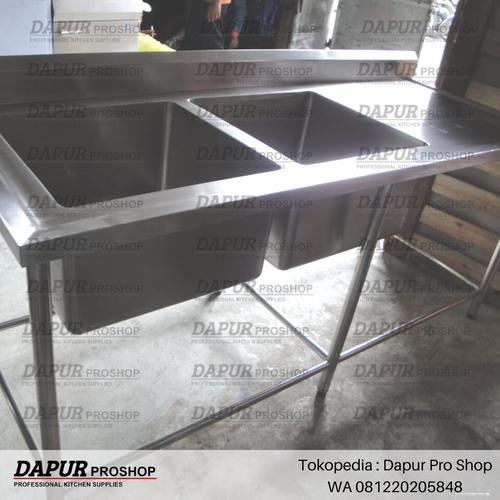 Jual SINK STAINLESS BAK CUCI UNTUK DAPUR RESTORAN/CAFE - 3 Bowl ...