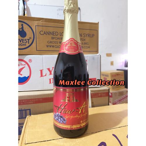 Jual HAW A RED SPARKLING GRAPE JUICE 750 ml NON ALKOHOL - TANPA BUBBLE ...