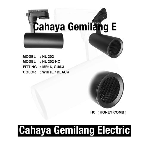 Jual Kap lampu track light kosongan mr16 tipe model jaring rel light ...