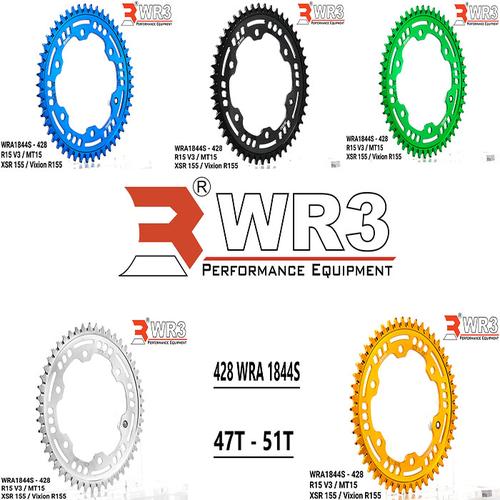 Promo Gear Racing WR3 WRA1844-428 R15/ MT15 /XSR155/Vixion R 155 47T ...