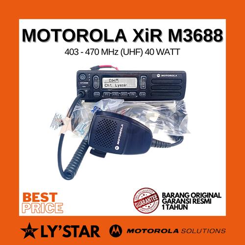 Jual RIG Motorola XIR M3688 UHF 40 Watt - Jakarta Barat - Lystar ...