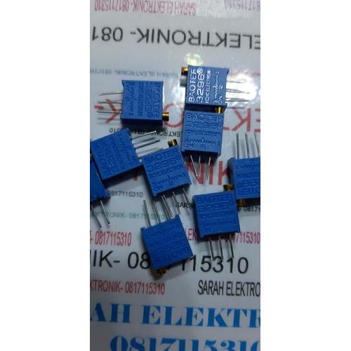 Jual 3296W multi-turn /multiturn / VR/ adjustable potentiometer 3296 ...