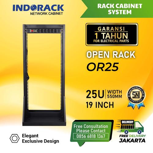 Jual INDORACK Open Rack Server 19" OR25, 25U - Jakarta Pusat - Rack ...