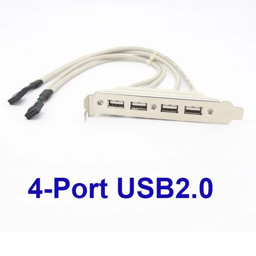 Jual HEADER 4 PORT USB 2.0 TO MAIN BOARD - REAR PANEL PORT USB 2.0 ...