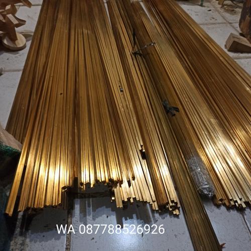 Jual Inlay/ Nat/ list kuningan kotak 5mmx5mmx2500mmx200 - Jakarta Barat ...